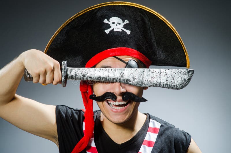 Funny pirate stock image. Image of adventure, corsair - 44318241