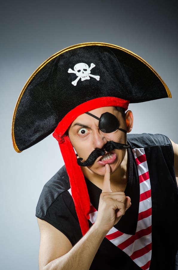 Funny pirate stock image. Image of carnival, buccaneer - 48301191