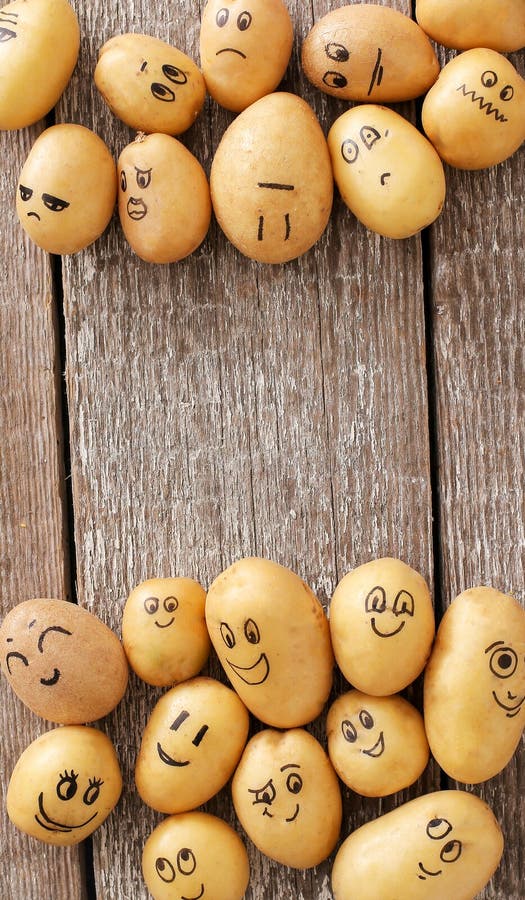 Funny potato stock image. Image of happy, lovely, food - 60387137