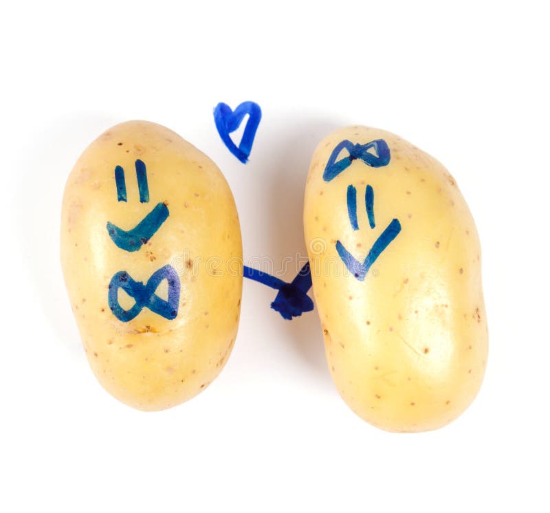Funny potato stock image. Image of happy, lovely, food - 60387137