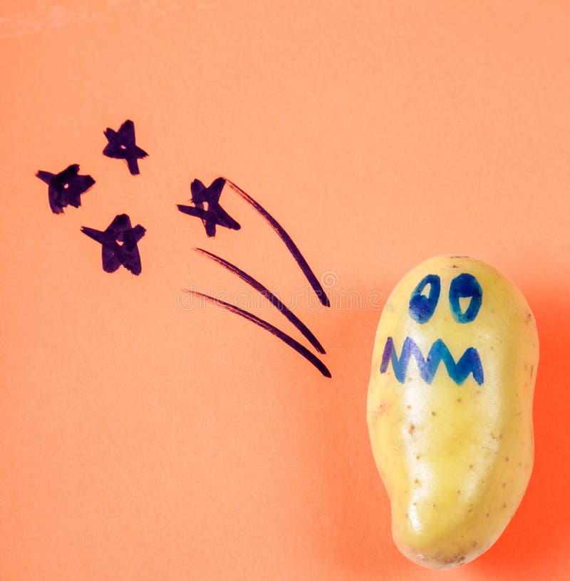Funny potato stock image. Image of diet, joke, nutrition - 60388323