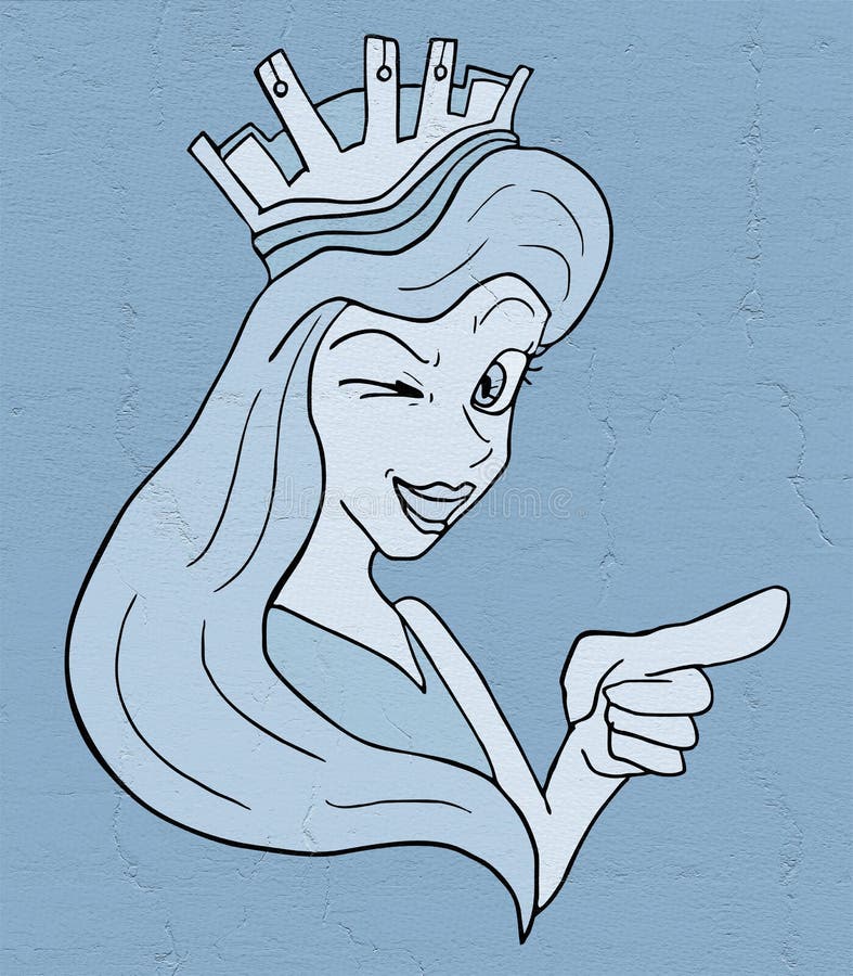 Funny Princess stock vector. Illustration of barbarian - 6831307