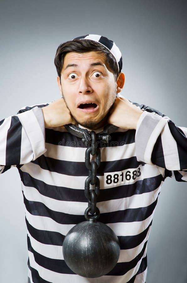 Funny prison inmate stock photo. Image of funny, escape - 42196086