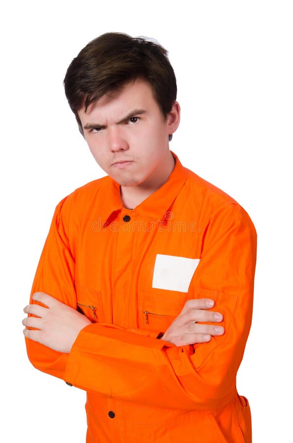 Funny prison inmate stock photo. Image of jail, angry - 42197306