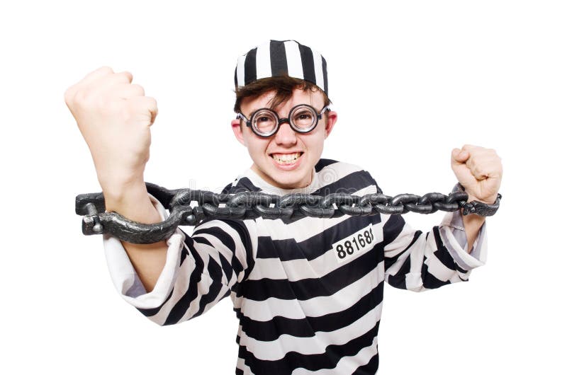 Funny prison inmate stock image. Image of escape, hooligan - 42581311