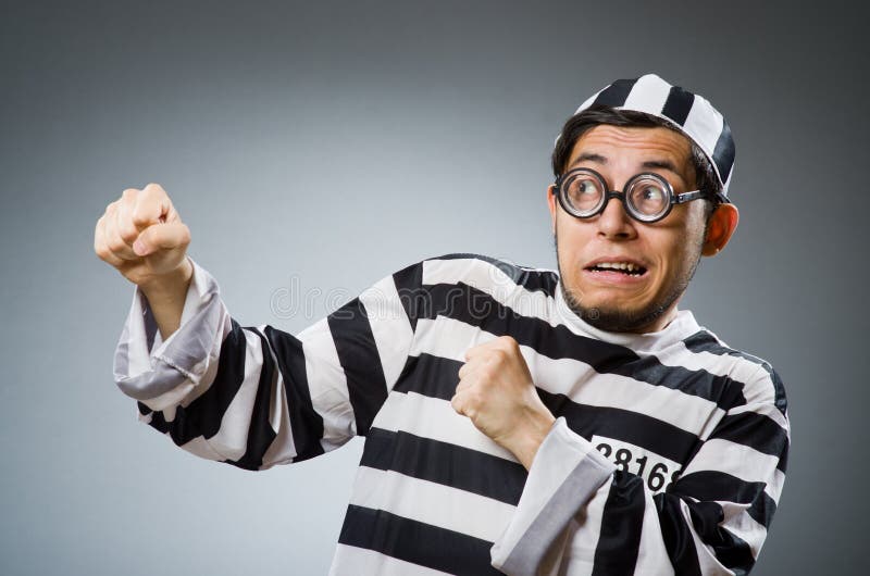 Funny prison inmate stock photo. Image of captive, justice - 43413796
