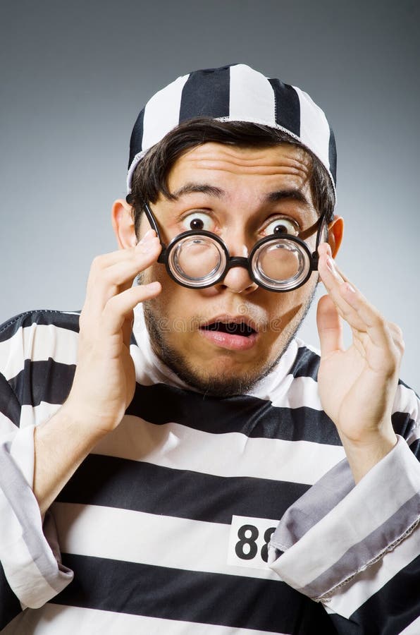 Funny prison inmate stock photo. Image of humourous, inmate - 43733642