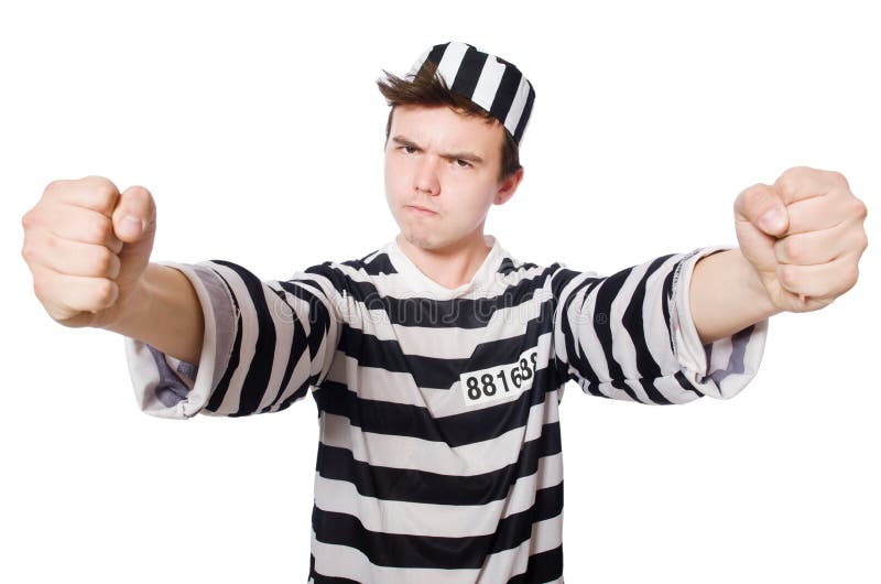 Funny prison inmate stock image. Image of escape, humorous - 44053179