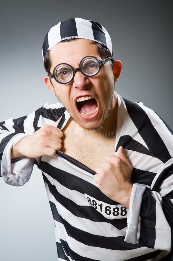 Funny prison inmate stock photo. Image of escaping, crime - 44310998