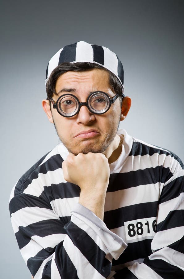 Funny prison inmate stock photo. Image of angry, humourous - 44749518