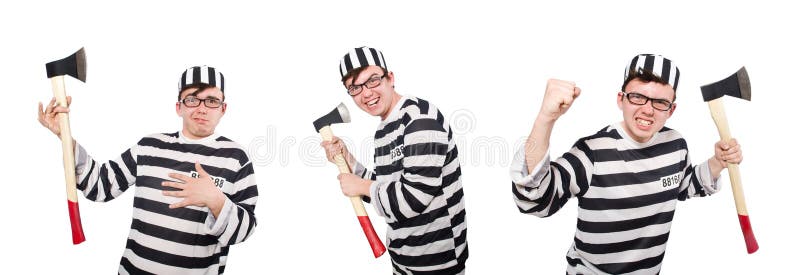 The Funny Prison Inmate in Concept Stock Photo - Image of detention ...
