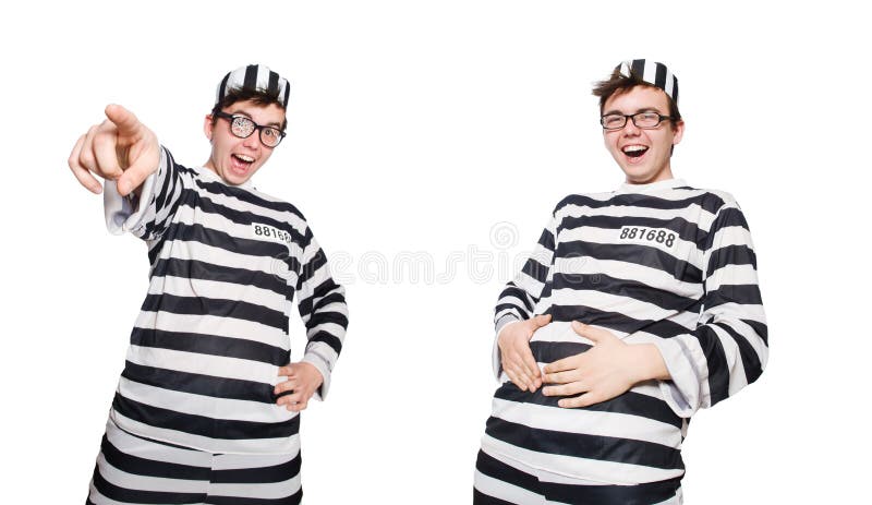 The Funny Prison Inmate in Concept Stock Photo - Image of humourous ...