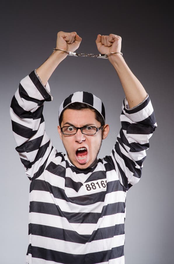 Funny prisoner stock photo. Image of jail, crime, misfortune - 55046632