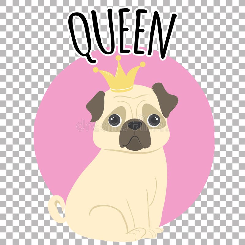 Pug Queen Stock Illustrations – 120 Pug Queen Stock Illustrations ...