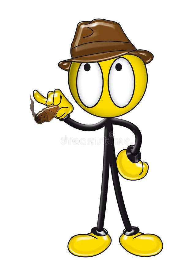 Funny puppet stock illustration. Illustration of coloured - 27921697