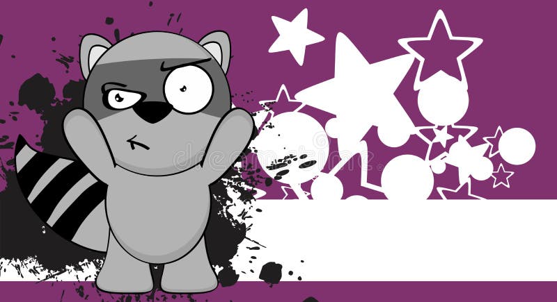 Evil Raccoon Blank