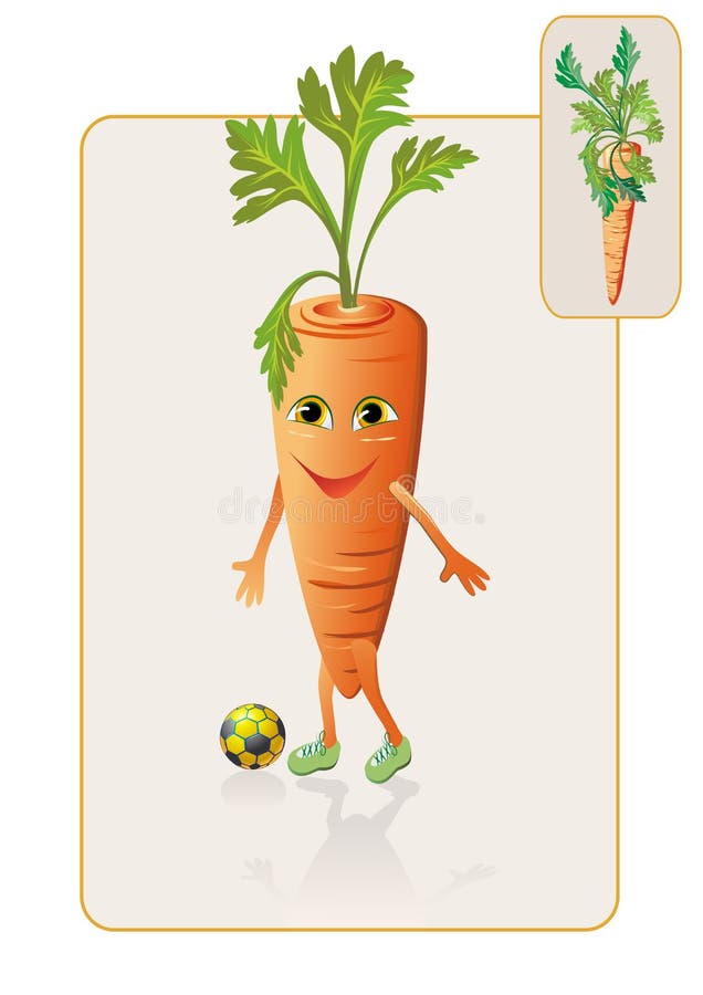 Talking Carrot. Animated Vector Vegetable Stock Illustration ...