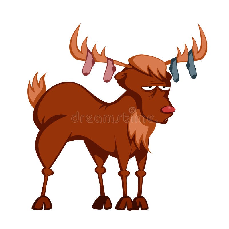 Reindeer Sad Stock Illustrations – 164 Reindeer Sad Stock Illustrations ...