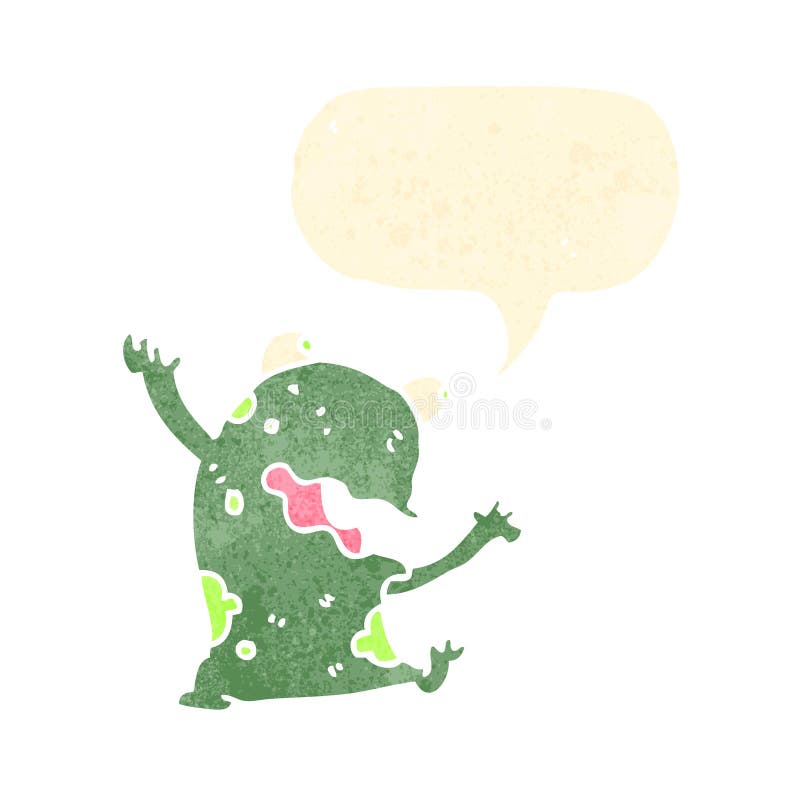 Funny retro cartoon frog stock vector. Illustration of fashioned - 37571940