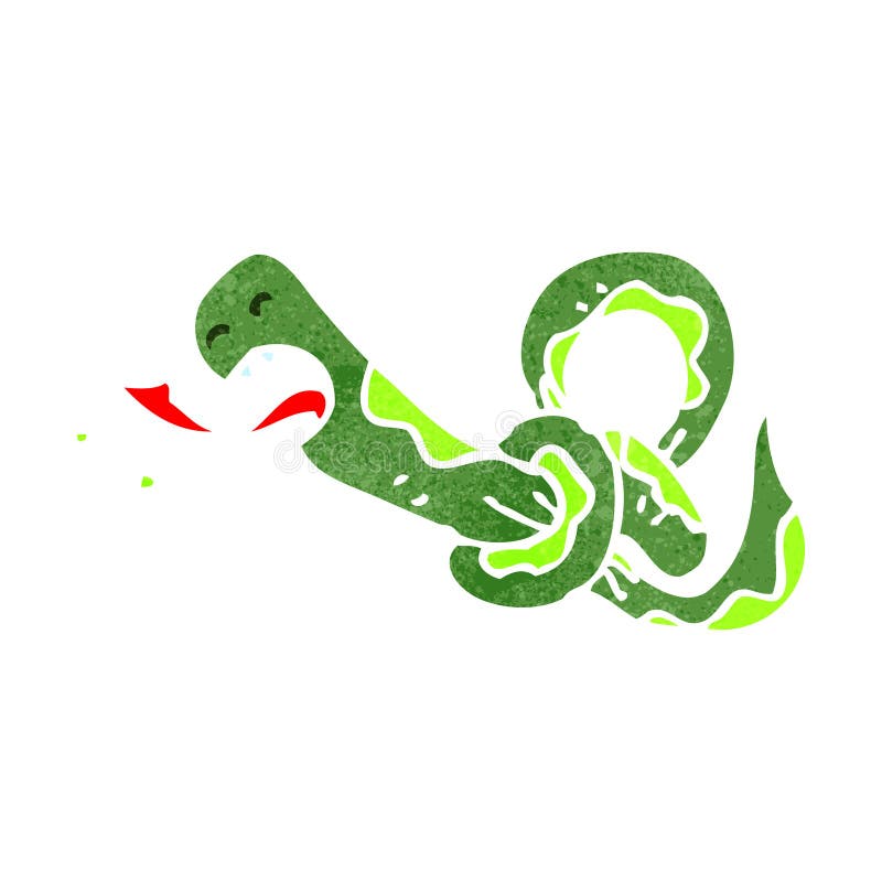 Funny Retro Cartoon Snake Stock Illustrations – 1,746 Funny Retro ...