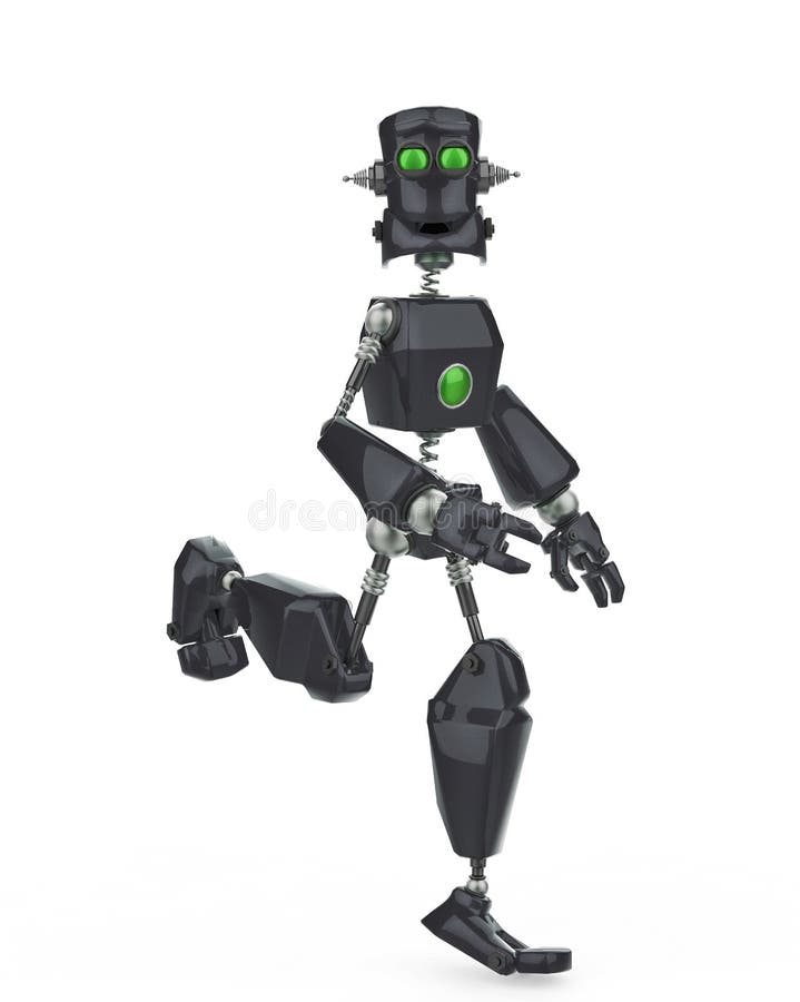 Robot Jogging Stock Illustrations – 165 Robot Jogging Stock ...