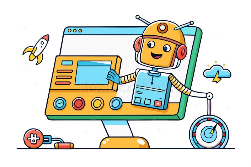 Chat GPT Open AI Chat Bot stock illustration. Illustration of ...