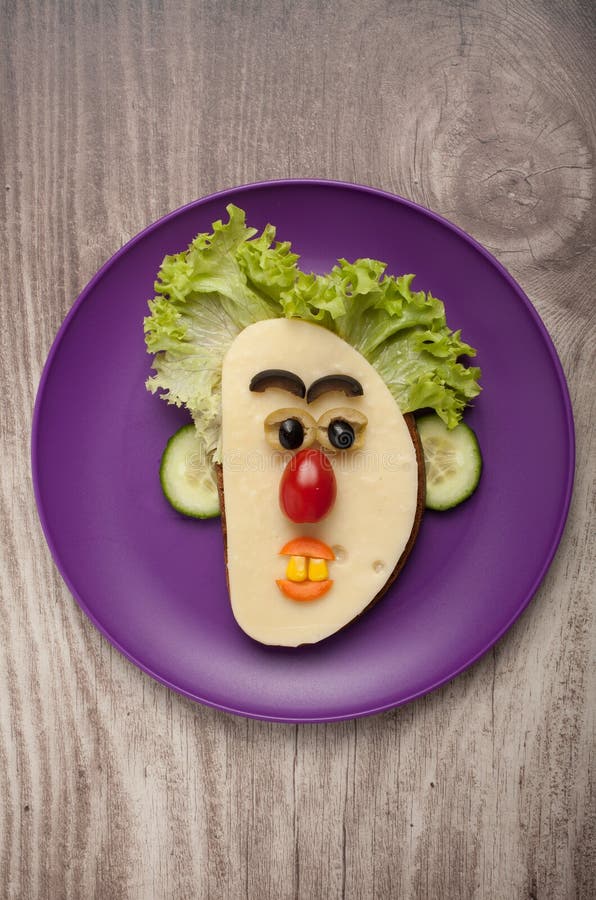 Sandwich Face stock image. Image of nutritious, green - 9039997