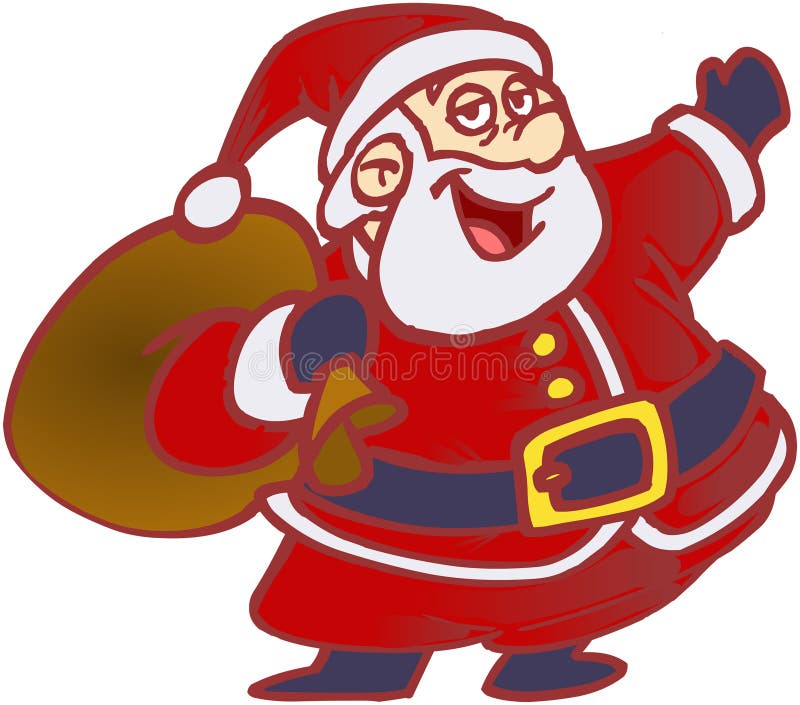 Lost Santa stock illustration. Illustration of xmas, lost - 30853