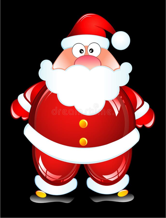 Funny Santa stock vector. Illustration of humor, santa - 7478575