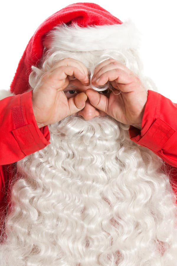 Funny Santa With Sunglasses Stock Photo - Image of attitude, selected ...