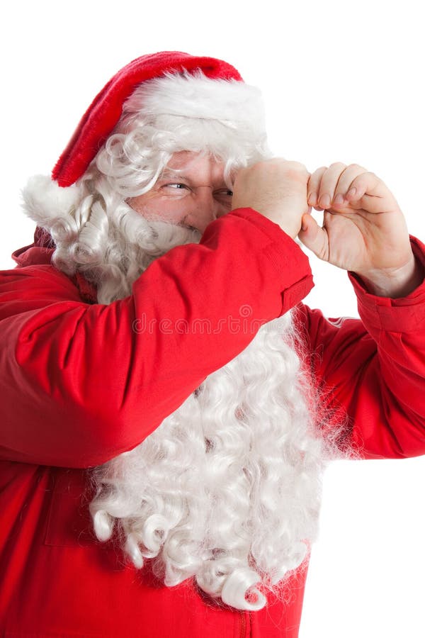 Funny Santa Claus stock image. Image of santa, holiday - 12132269
