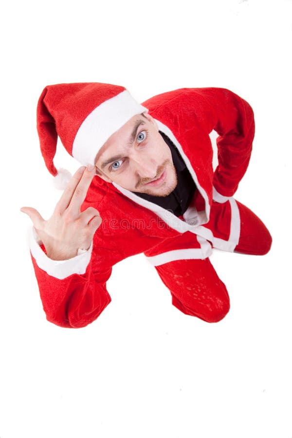 Funny santa claus stock image. Image of funny, positive - 12193969