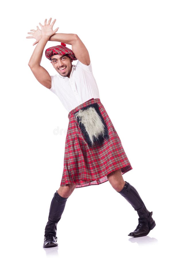 Funny scotsman dancing stock image. Image of blazer, scotsman - 32586887