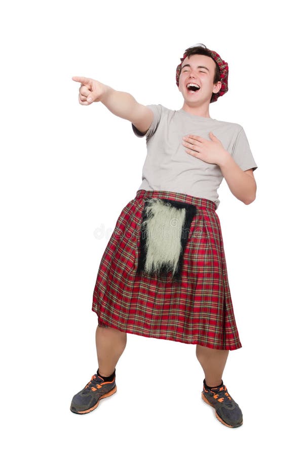 Funny scotsman isolated stock image. Image of nerd, scotland - 43187061