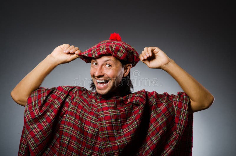 Funny scotsman stock photo. Image of humor, costume, humourous - 44541006