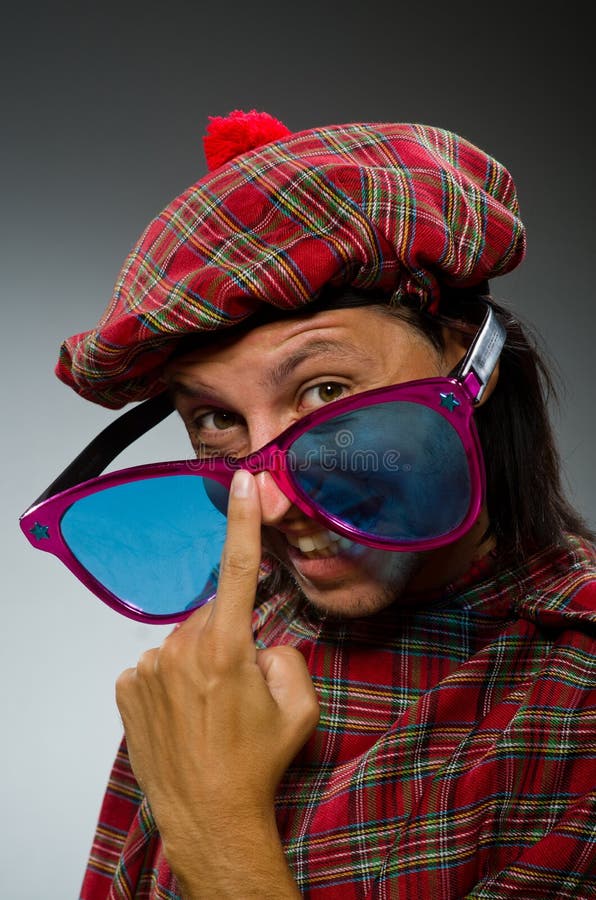 Funny scotsman stock photo. Image of humour, funny, scotland - 44541320