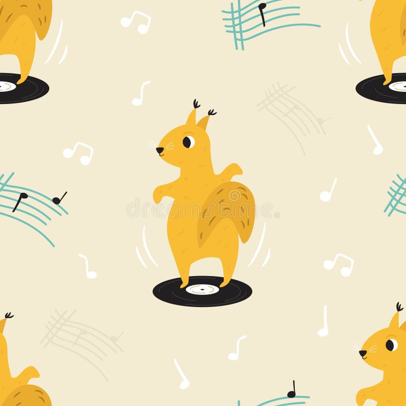Dancing Squirrel Cartoon Stock Illustrations – 133 Dancing Squirrel ...