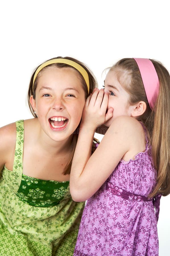 Funny Secrets stock photo. Image of ladies, gradeschool - 5160064