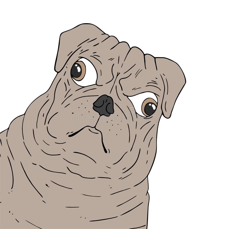 Serious cartoon stock vector. Illustration of original - 28312494