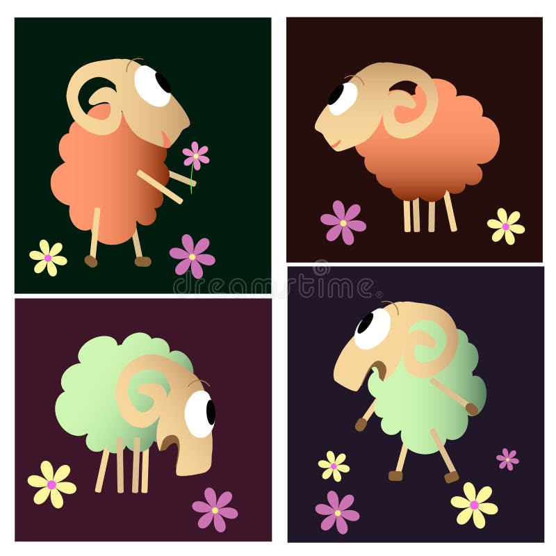 Funny Sheep Cartoon Stock Illustrations – 19,463 Funny Sheep Cartoon ...