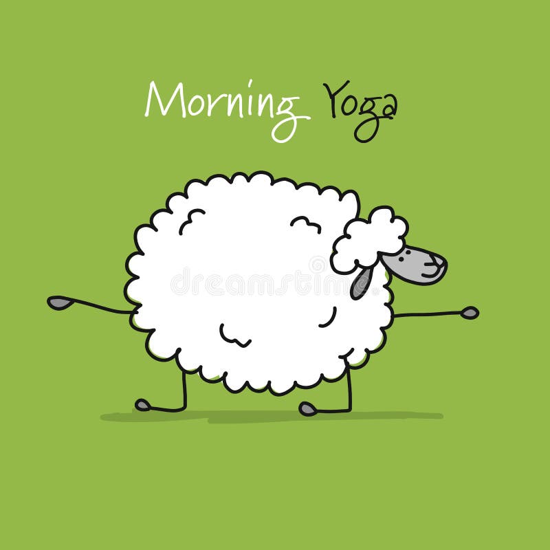 Yoga Sheep Stock Illustrations – 85 Yoga Sheep Stock Illustrations ...
