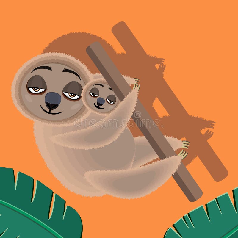 Sloth Poses Stock Illustrations – 190 Sloth Poses Stock Illustrations ...
