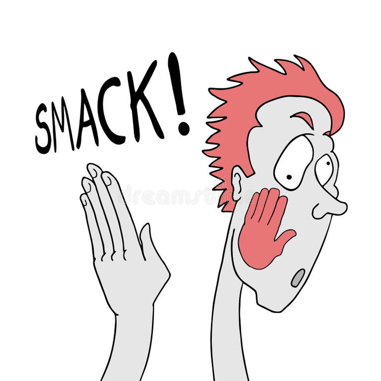 Smack Cartoon Stock Illustrations – 460 Smack Cartoon Stock ...