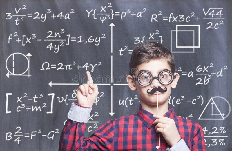 Funny smart kid stock image. Image of child, bulb, bright - 84216143