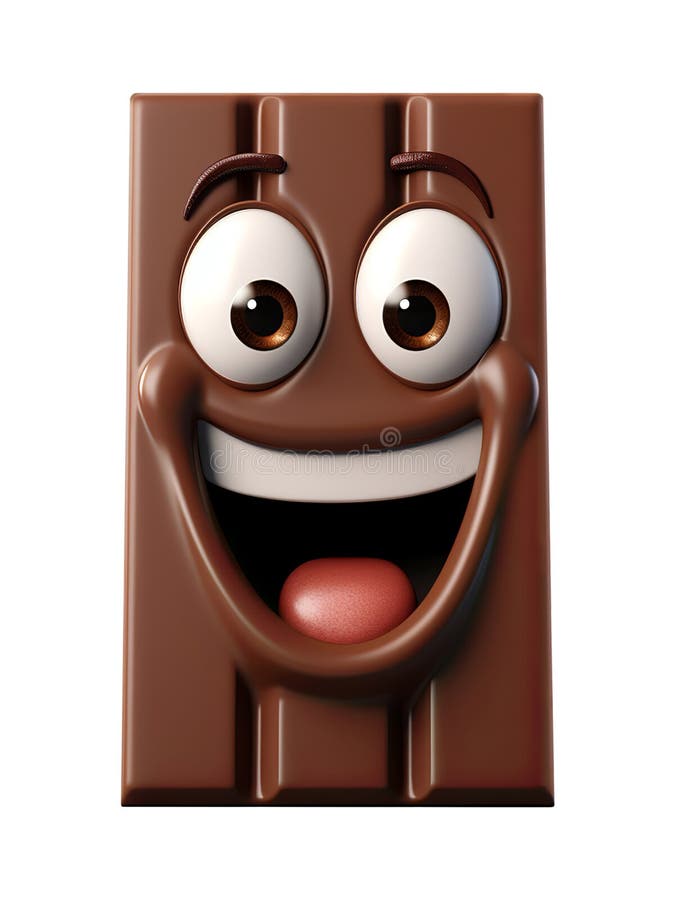 Smiling Chocolate Chip Cookie Character on Pink Background. 3d Cartoon ...