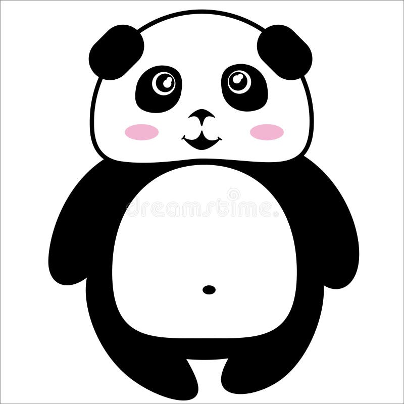 Standing Panda Stock Illustrations – 1,536 Standing Panda Stock ...