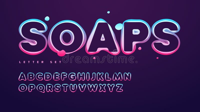 Soap Bubble Letters Stock Illustrations – 163 Soap Bubble Letters Stock ...