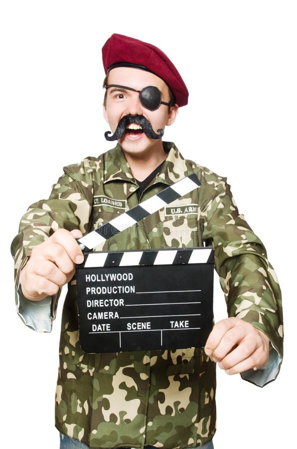 Funny soldier in military stock photo. Image of officer - 45055128