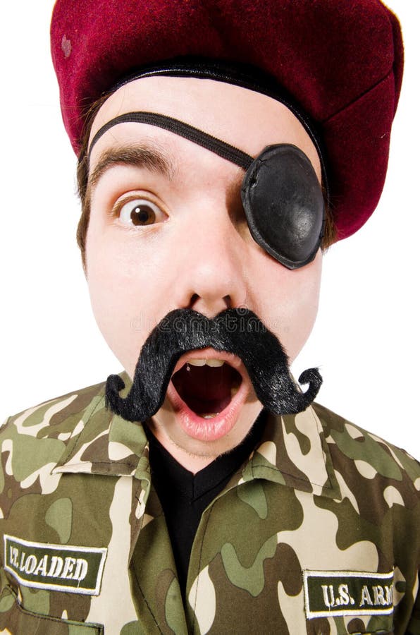 Funny soldier in military stock photo. Image of marine - 45686102