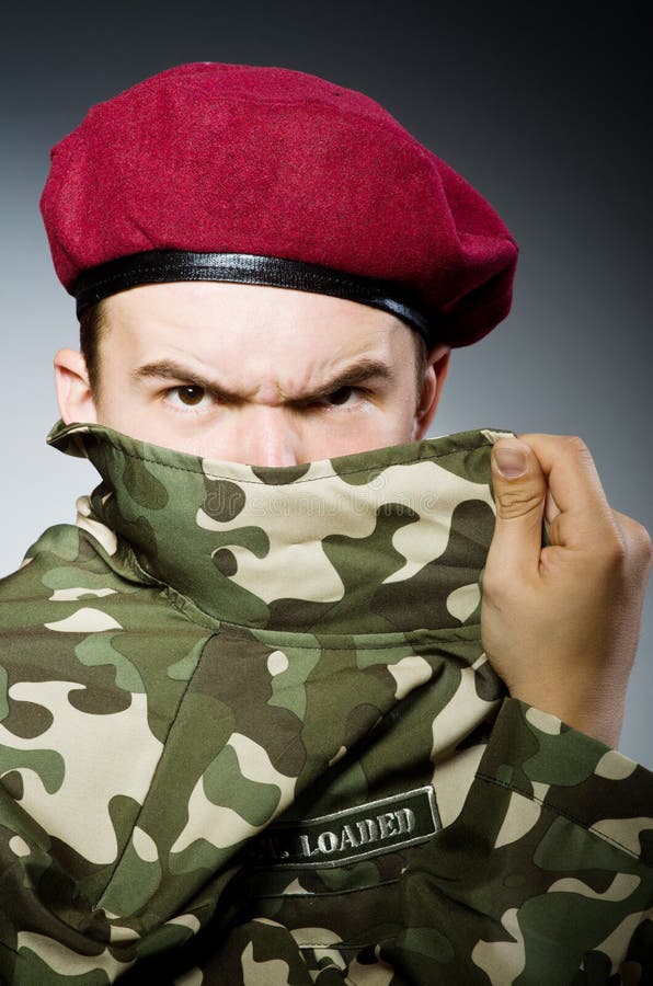 Funny soldier stock image. Image of camouflage, martial - 45964875